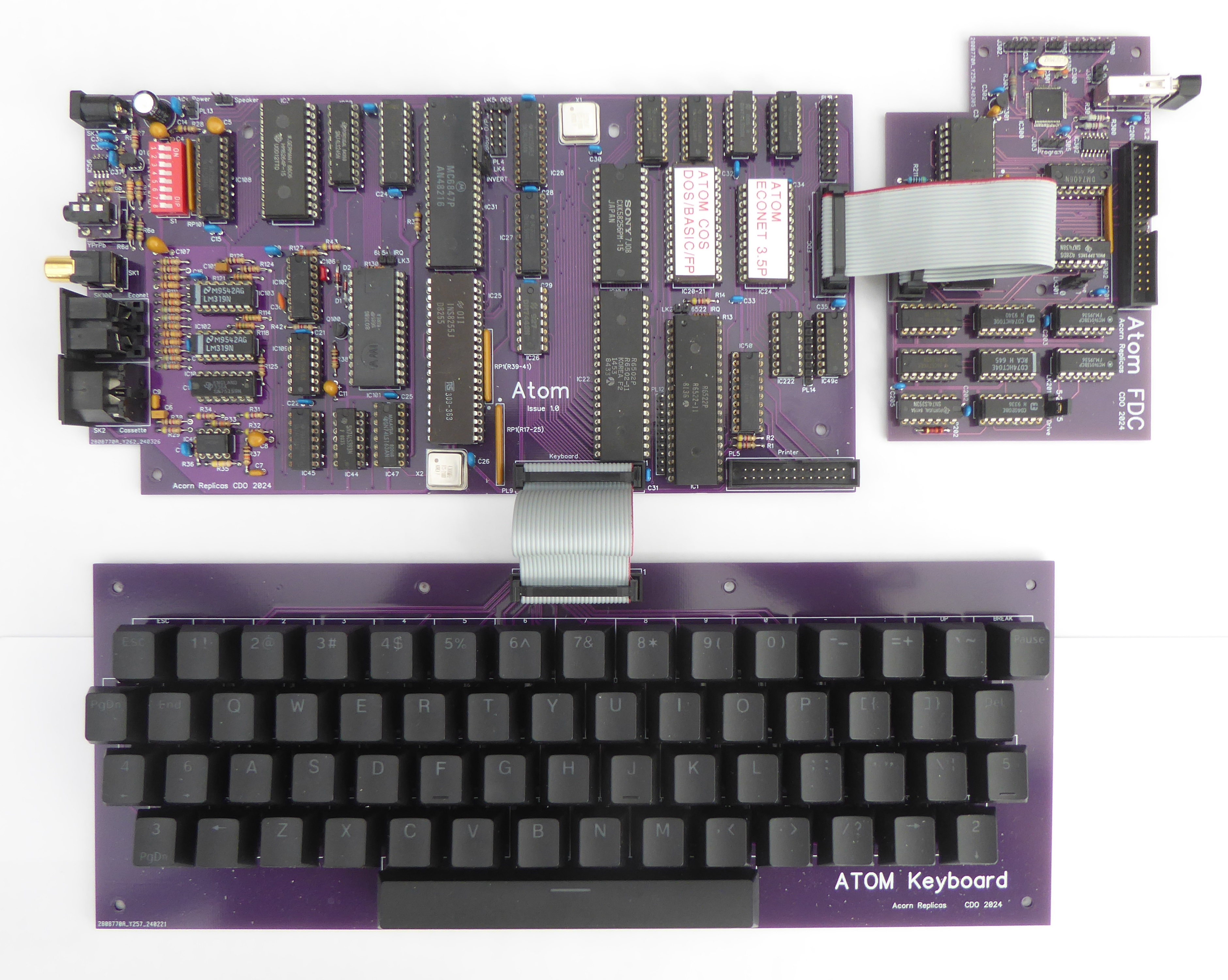 Replica Atom in an Electron case